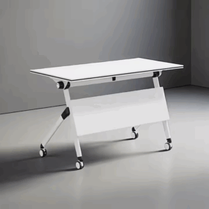 Foldable Movable Office Table - Furniture Mall - Office Table