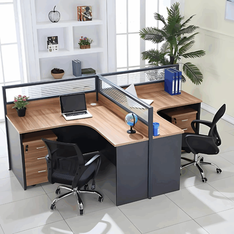 2 Way Curved Workstation - Furniture Mall - Furniture Shop in Kenya