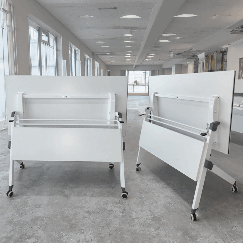 Foldable Office Table with Wheels - Furniture Mall - Office Table