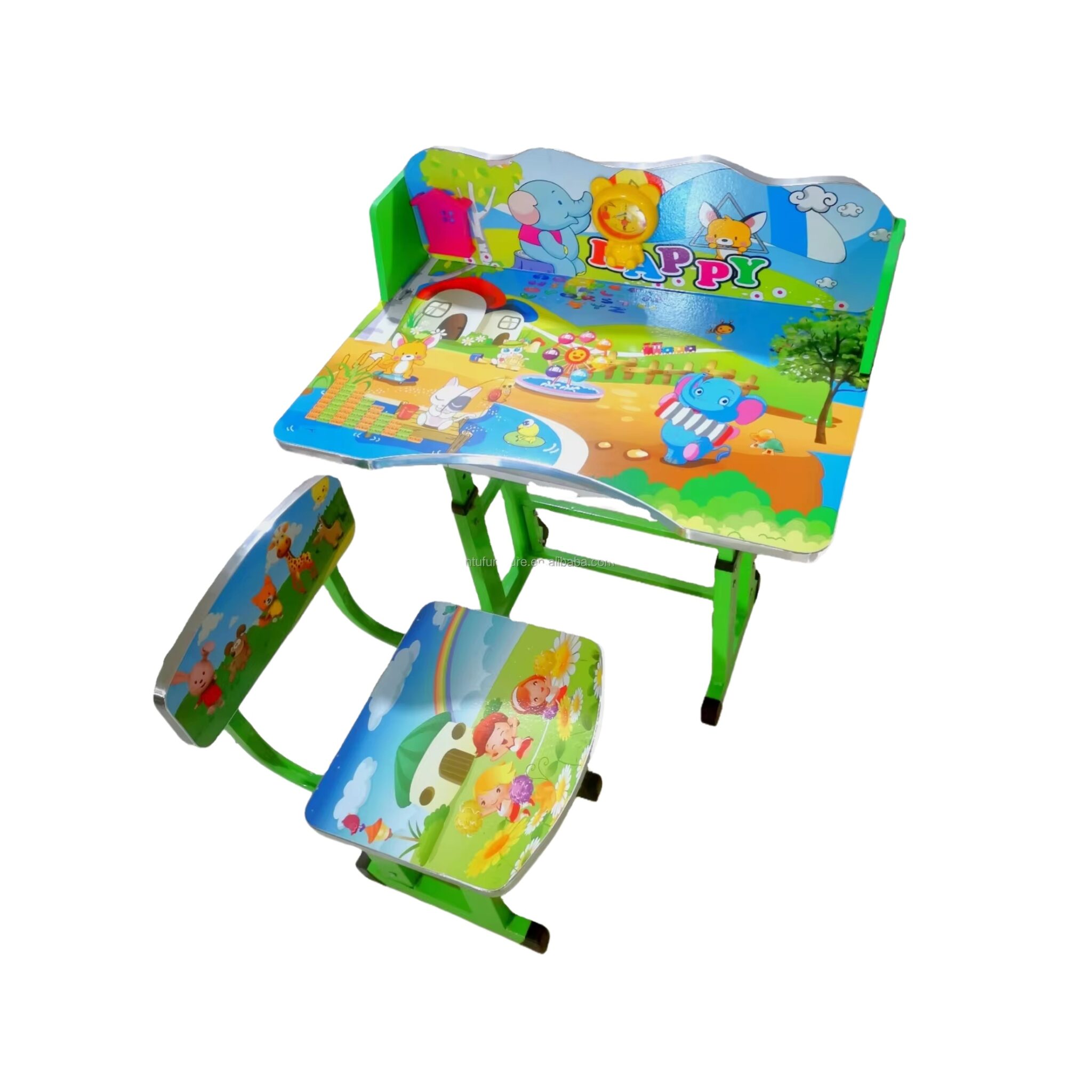 Cartoon Themed Kids Study Table + Chair - Furniture Mall -Furniture ...