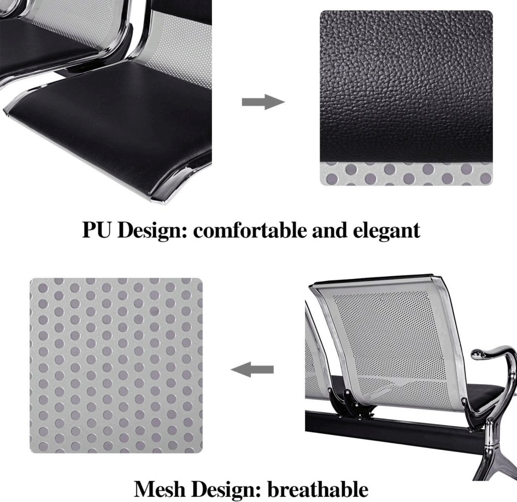 Two-Seater Office Reception Bench - Furniture Mall -Furniture shop in ...