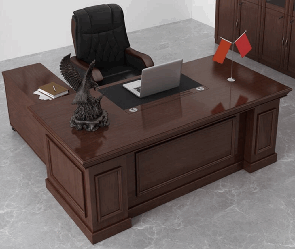 180cm Executive Mahogany Boss Table - Furniture Mall -Furniture shop in ...
