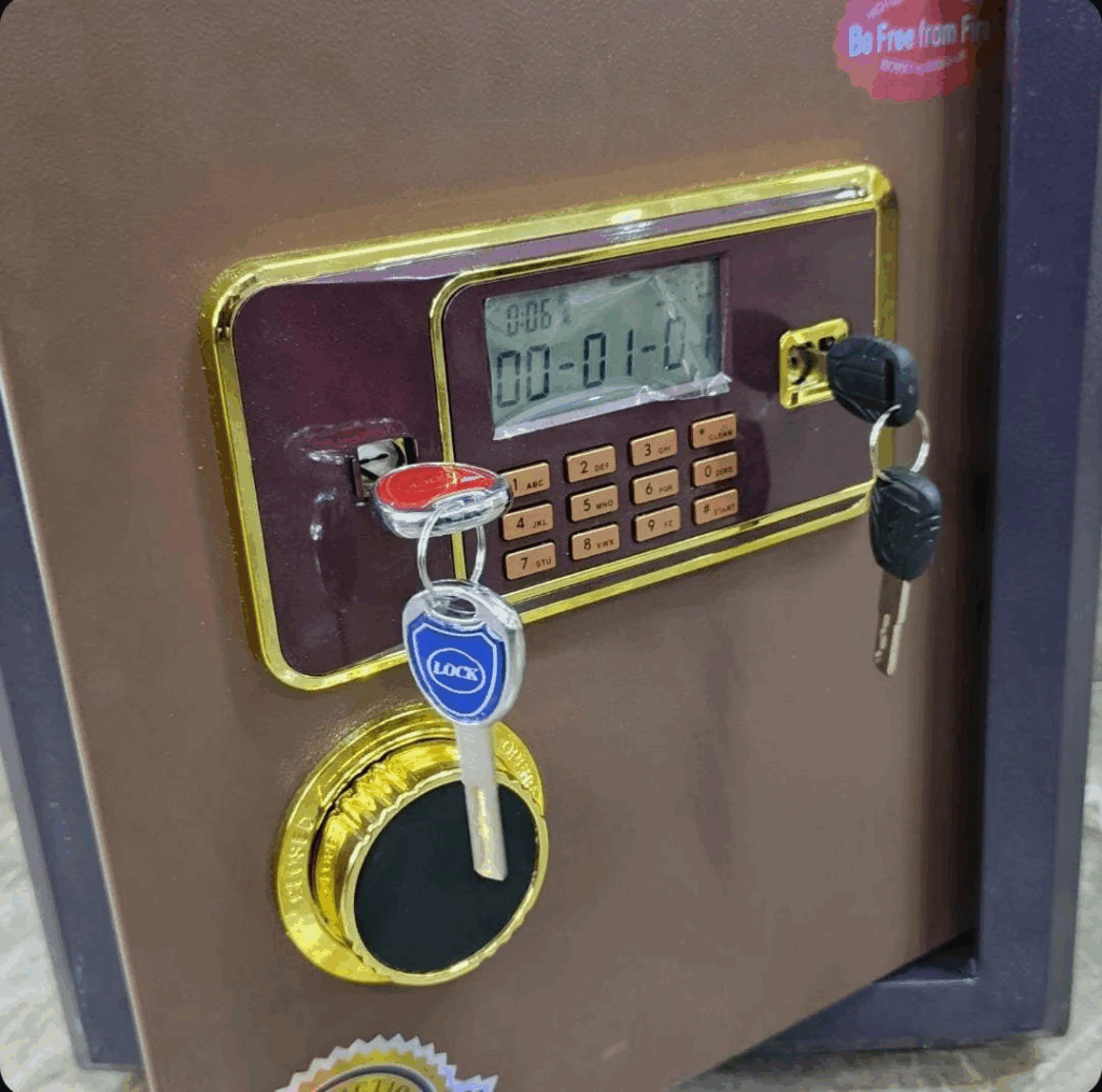 27Kg Dual Lock Safe, Digital + Key Lock - Furniture Mall -Furniture ...