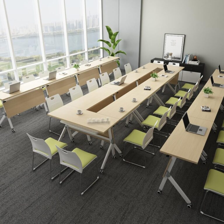 Foldable Office Training Table – Flip-Top & Casters - Furniture Mall ...