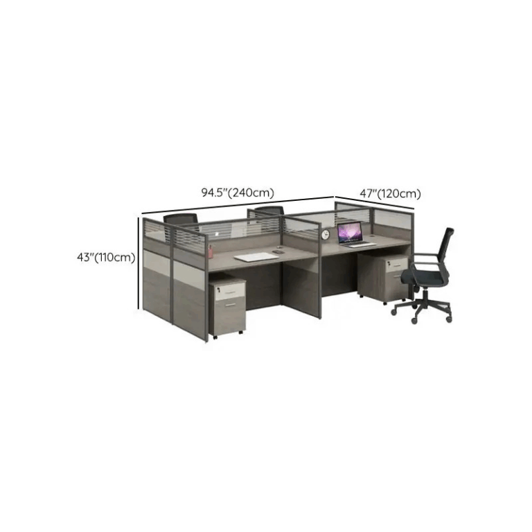 3-Way Modern Executive Office Workstation - Furniture Mall -Furniture shop.