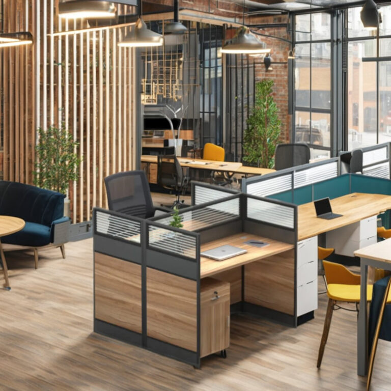 2 way office workstation (Brown) - Furniture Mall -Furniture shop in kenya