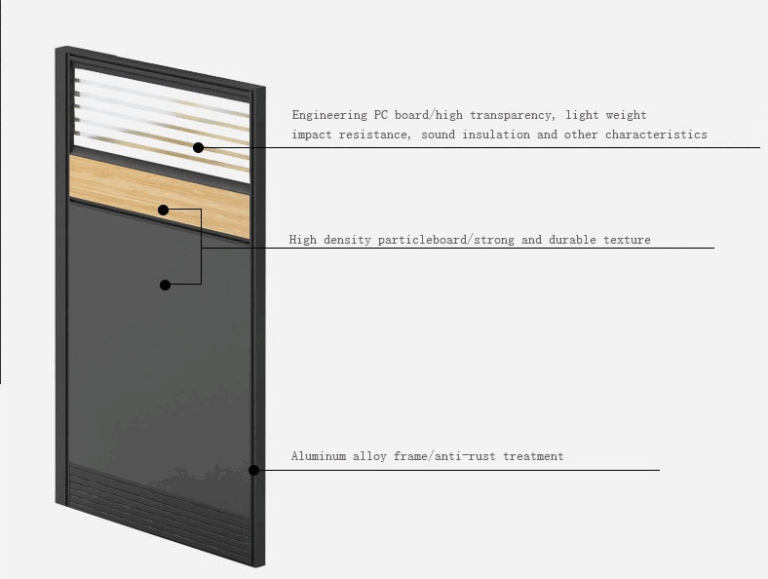3-Way Modern Executive Office Workstation - Furniture Mall -Furniture shop.