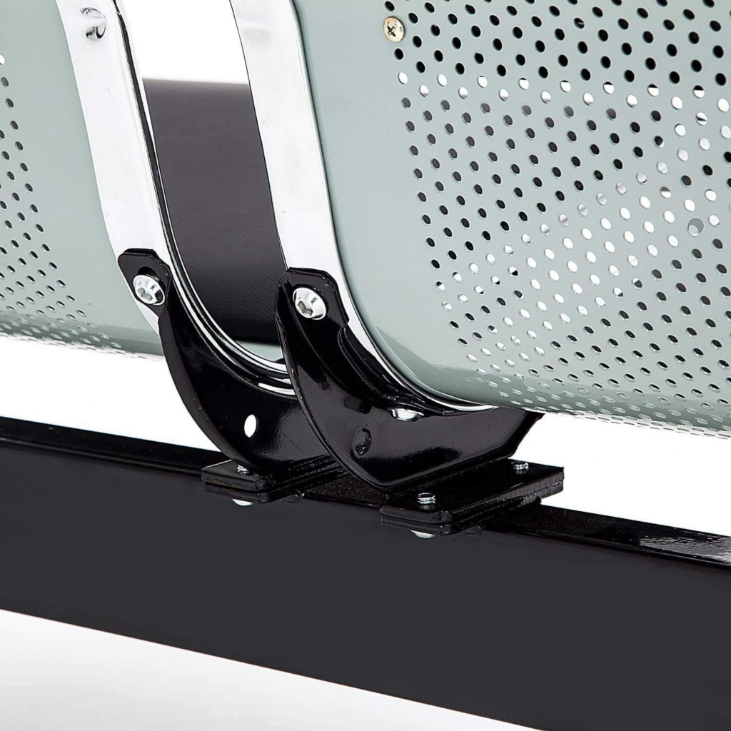 Black Leather 3-Seater Waiting Bench - Furniture Mall -Furniture shop ...