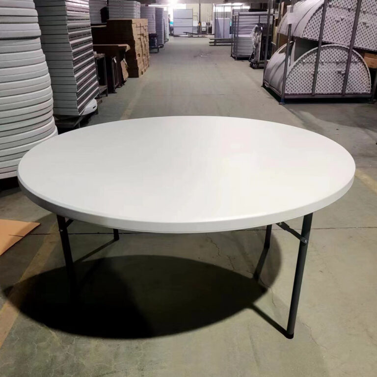Durable Folding Round Plastic Banquet Table - Furniture Mall -Furniture ...