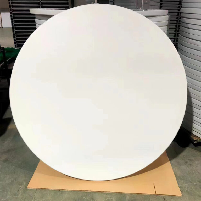 Durable Folding Round Plastic Banquet Table - Furniture Mall -Furniture ...