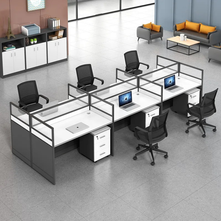 Modern 6-Seater Office Workstation - Furniture Mall -Furniture shop in ...